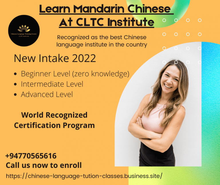 Chinese Language Course – CLTC Institute